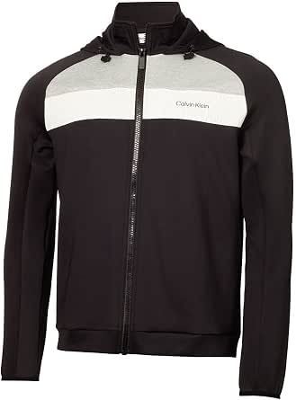 Amazon.com: Calvin Klein Men's Fracture Golf Hoody - Black - L ...