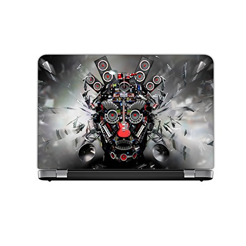 Elamax India Music Instrument Face Laptop skin for 15.6 inches Laptop ...