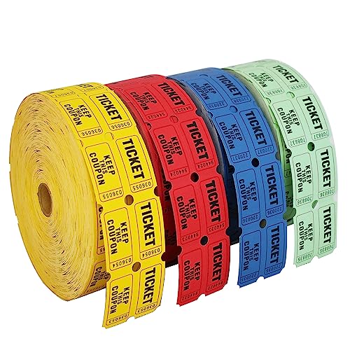 Snapklik.com : SEETOOOGAMES Raffle Tickets Double Roll - Full Set Of 4 ...