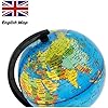 EXERZ 10cm World Globe - Mini Globe Political Map - Educational ...