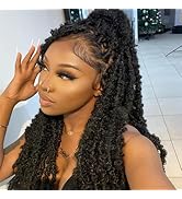 Amazon.com : Beverlee 20 Inch Butterfly Locs Crochet Hair 6 Packs Black ...