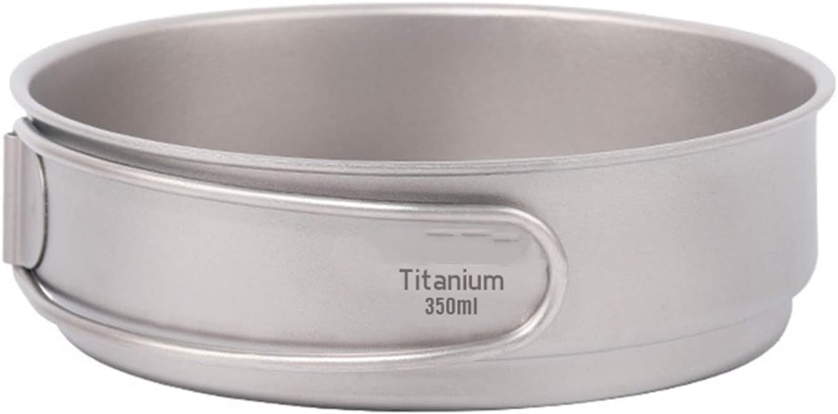 Amazon.com: MengK Ultralight Titanium Frypan Outdoor Camping Hiking ...