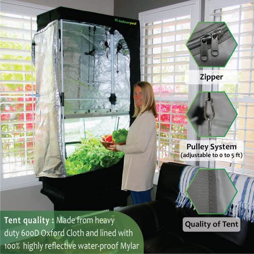 Vegepod Indoor Grow Tent Kit – Self Watering with LED Light ...