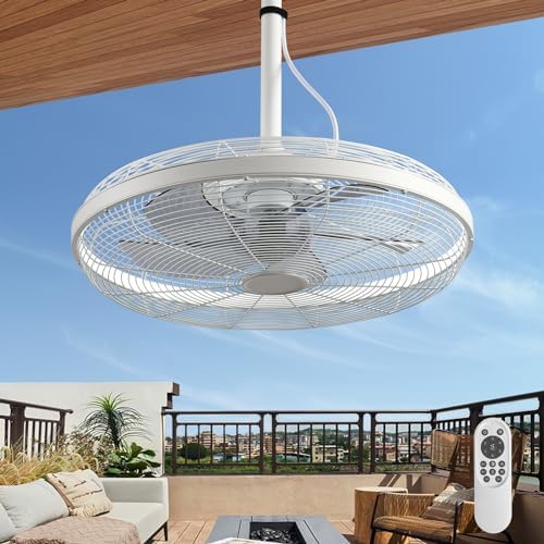 Amazon.com: AHAWILL Outdoor Ceiling Fans with Lights, 20'' Gazebo Fan ...