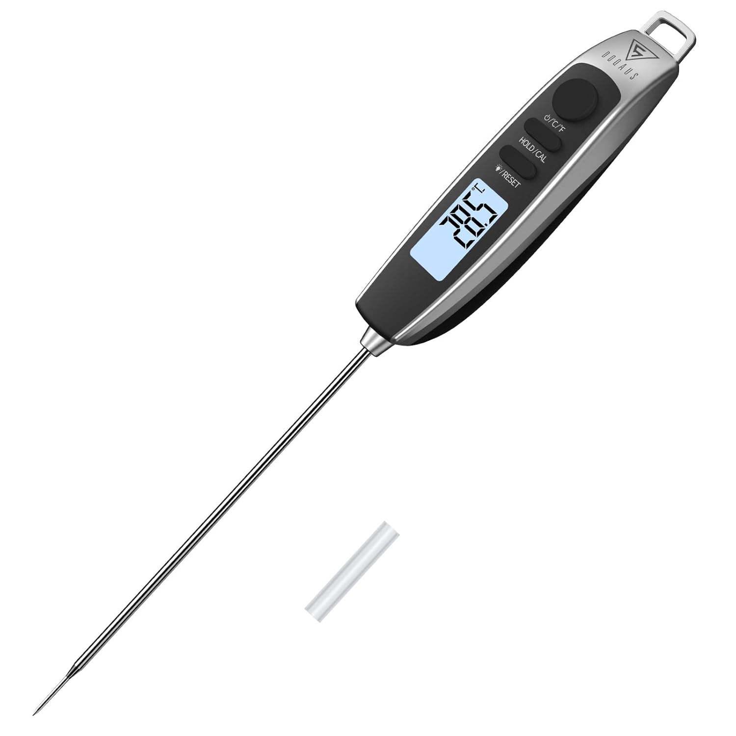 DOQAUS Food Thermometer, Instant Read Meat Thermometer with Ultra-Thin ...