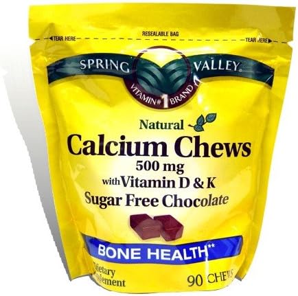 Amazon.com: Spring Valley: Calcium Chews Chocolate : Health & Household