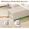 Amazon.com: 2 Pack Under the Bed Storage Containers,12 inch Height ...