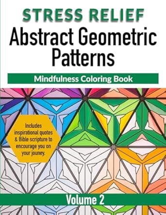 Amazon.com: Stress Relief: Abstract Geometric Patterns Mindfulness ...