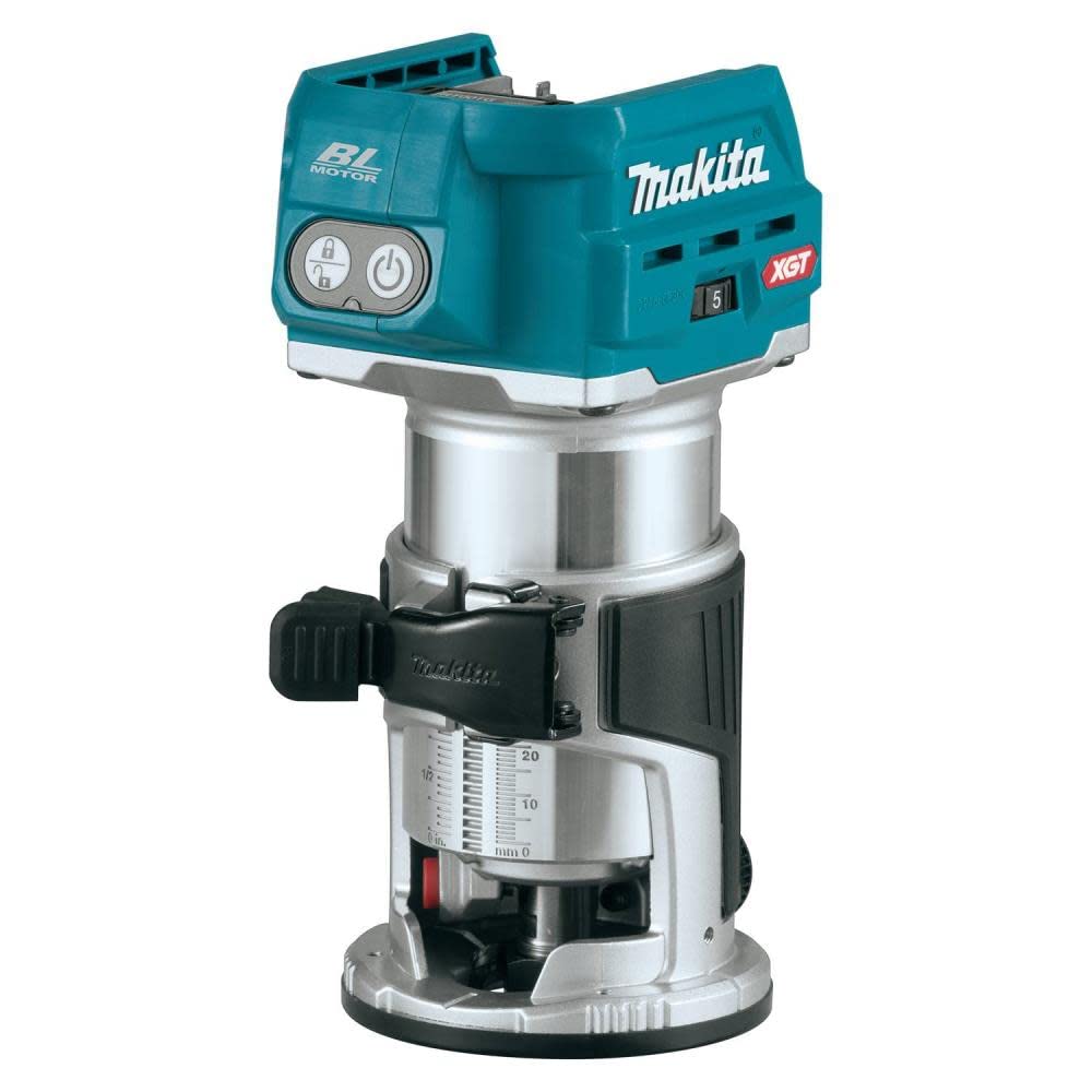 Makita GTR01Z 40V max XGT Brushless Lithium-Ion Cordless Compact Router ...