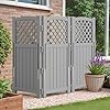 Amazon.com : Flamaker Outdoor Privacy Fence Screen Lattice Mesh Outside ...
