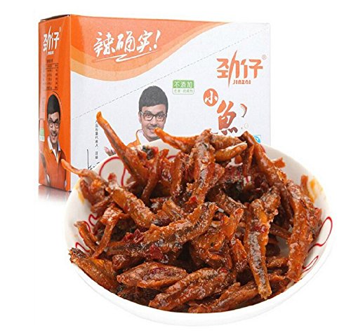 Amazon.com: Chinese Hunan Special Snacks Food Jing Zi Little Fish 300g1 ...