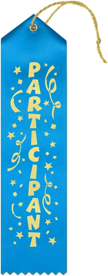 Amazon.com: RibbonsNow Perfect Attendance Ribbons - 25 Blue Ribbons ...
