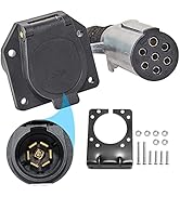 Amazon.com: MECMO 7-Pin RV Blade Trailer Wiring Harness Connector ...