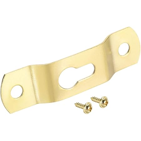 sourcing map Keyhole Hanging Plate, 49mm x 13mm Single Hole Hook for ...