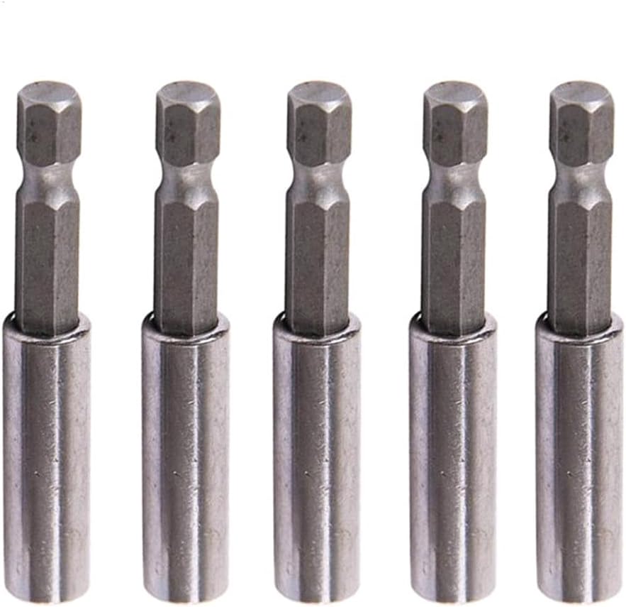 ZARADU 5pcs Extensions Quick Change Extension Bit Set 1/4" Hex Rod ...