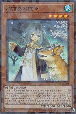 Amazon.co.jp: 遊戯王 SD40-JP003 氷結界の依巫 (日本語版 スーパーレアパラレル) STRUCTURE DECK － 凍獄の氷結界 － : ホビー