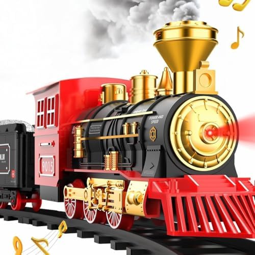 JOY JUNCTION Kids Toy Classic Train Battery Operated Adventure Train ...