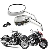 Amazon.com: DREAMIZER Motorcycle Rear View Mirror - 7/8" 10MM Handlebar ...