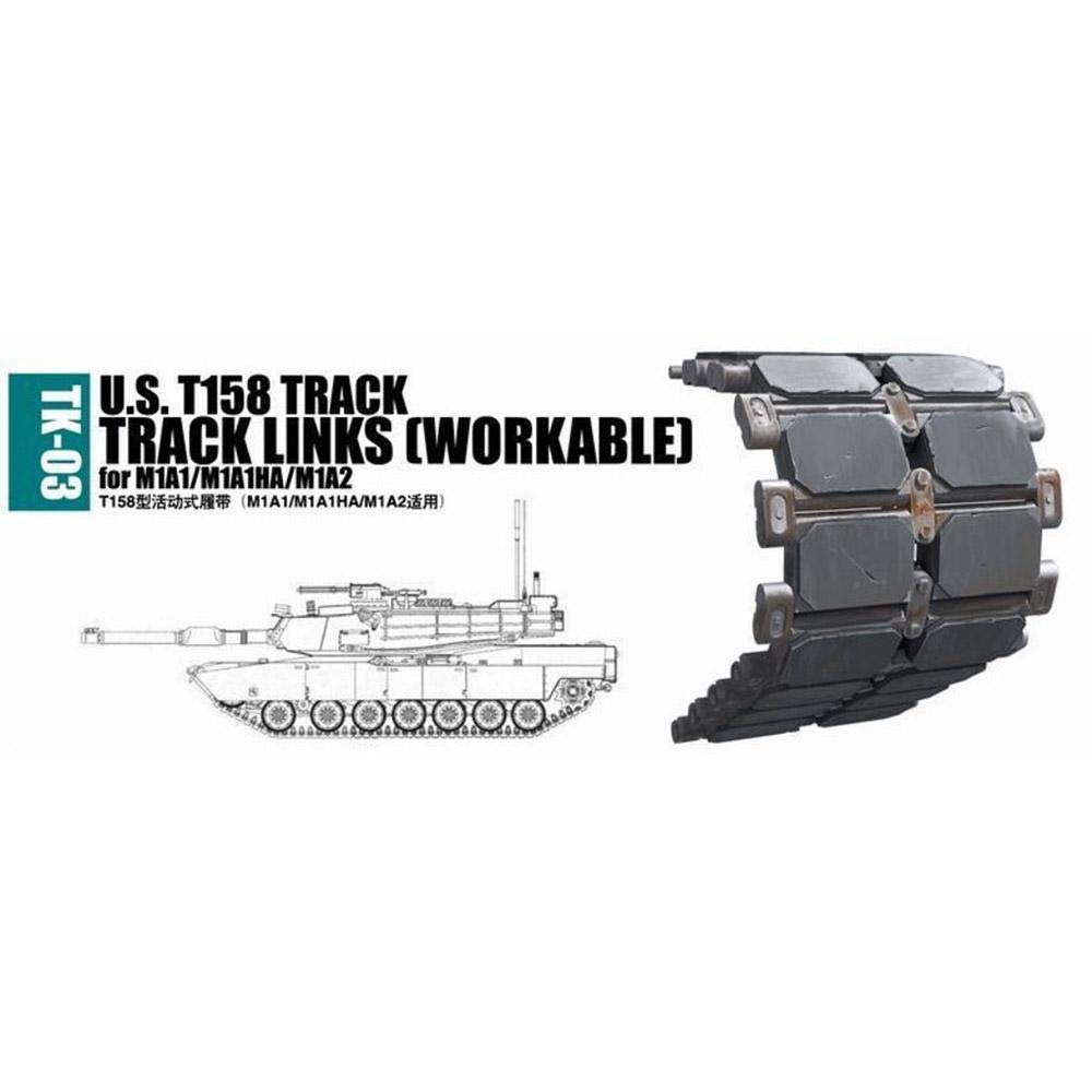 Amazon.com: Trumpeter U.S. T158 Track for M1A1/M1A1HA/M1A2 Model Kit ...