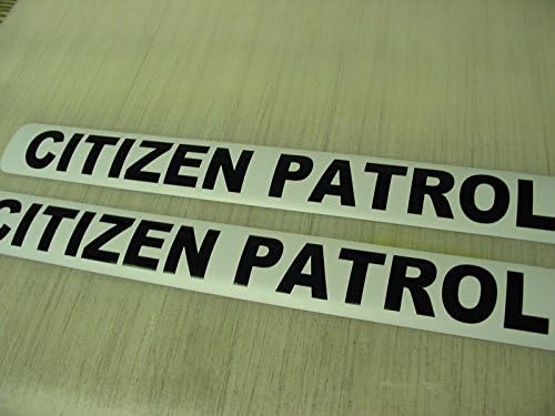 Amazon.com : Citizen Patrol Magnetic signs to fit Car, Tow Truck, Van ...