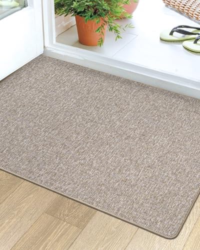 Amazon.com: LUMI Ultra Thin Door Mat for Entryway, Low Profile Non Slip ...