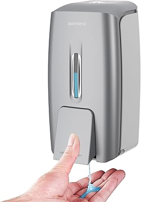 Amazon.com: VANNSOO Wall Mounted Hand Soap Dispenser Bathroom, 1200ml ...