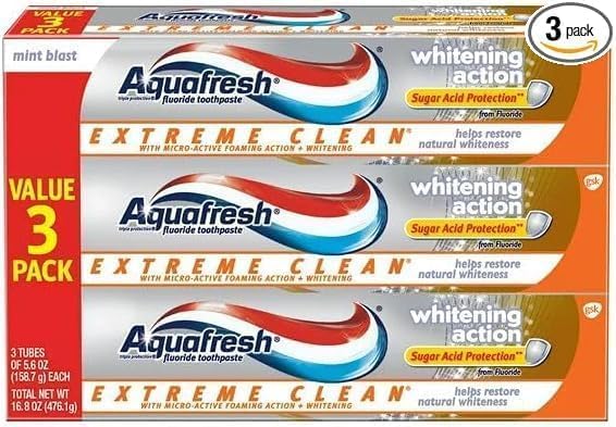 Amazon.com : Aquafresh Extreme Clean Whitening Toothpaste - 5.6 oz ...