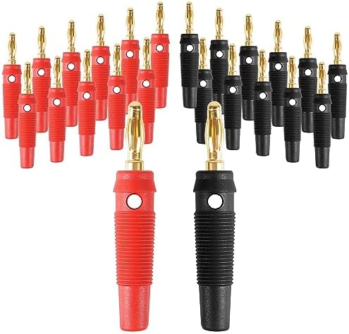 Amazon.com: JUZITAO 24Pcs 4mm Banana Plug 32A High Current Speaker ...