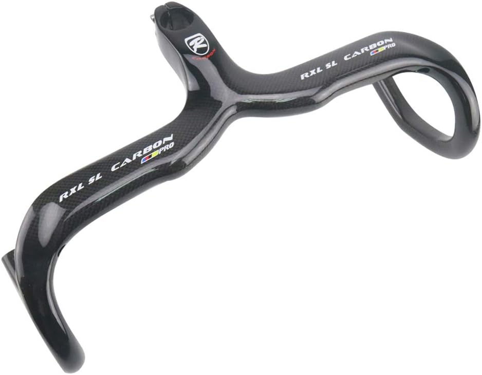 Amazon.com : Carbon Integrated Handlebar, KABON Bicycle Handle bar and ...