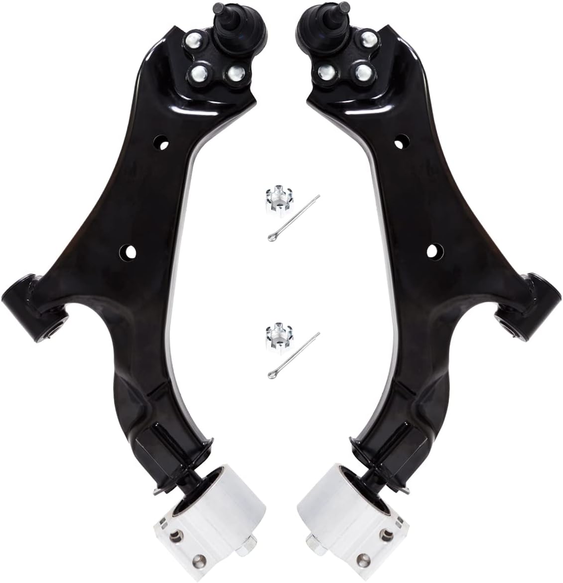 AUQDD 2Pc Suspension Front Lower Control Arm and Ball Joint Assembly ...