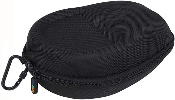 Stealodeal Oxford Black Hard Shell Headset Headphone Carrying Case ...