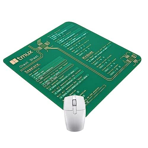Tmux Cheat Sheet Mousepad For Beginner Tmux Reference Guide Mouse Mat Tmux
