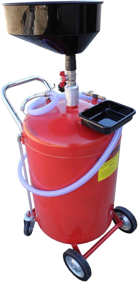 Amazon.com: redsun 30 Gallon Portable Oil Drain Air Operated Oil Drain ...