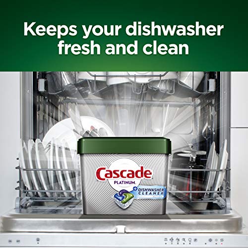 Cascade Capsules de détergent pour lave-vaisselle avec nettoyant pour ...