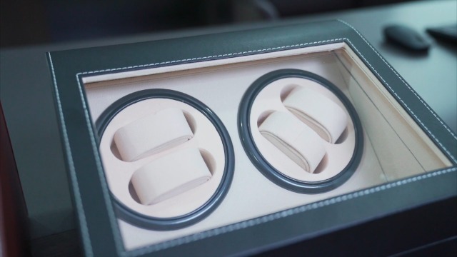 Watch Automatic rotating watch storage box display on Amazon Live