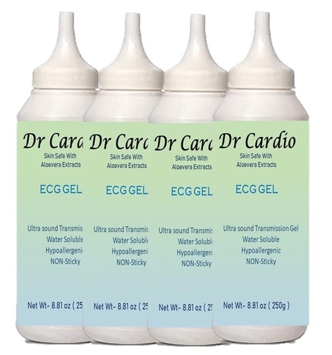 Dr Cardio ultrasonic|ECG Gel, Microbiologically Tested safe on Skin for ...