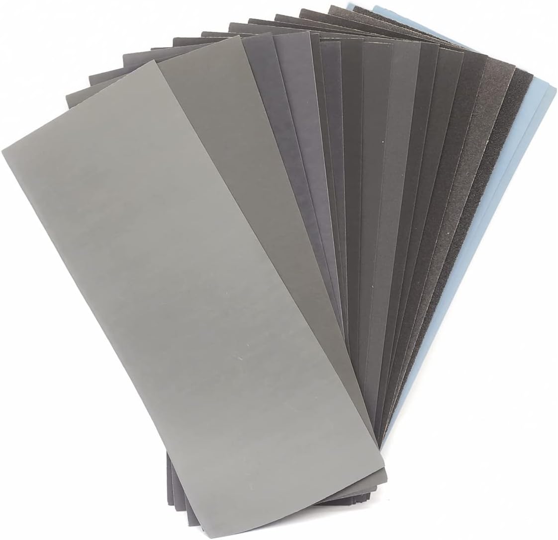 Grit 2000 Wet and Dry Sandpaper P2000 Ultra Fine Sand Paper : Amazon.co ...