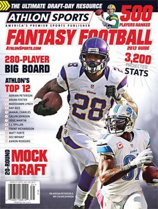 Athlon Sports 2012 Fantasy Football NFL Pro Magazine Preview: unknown ...