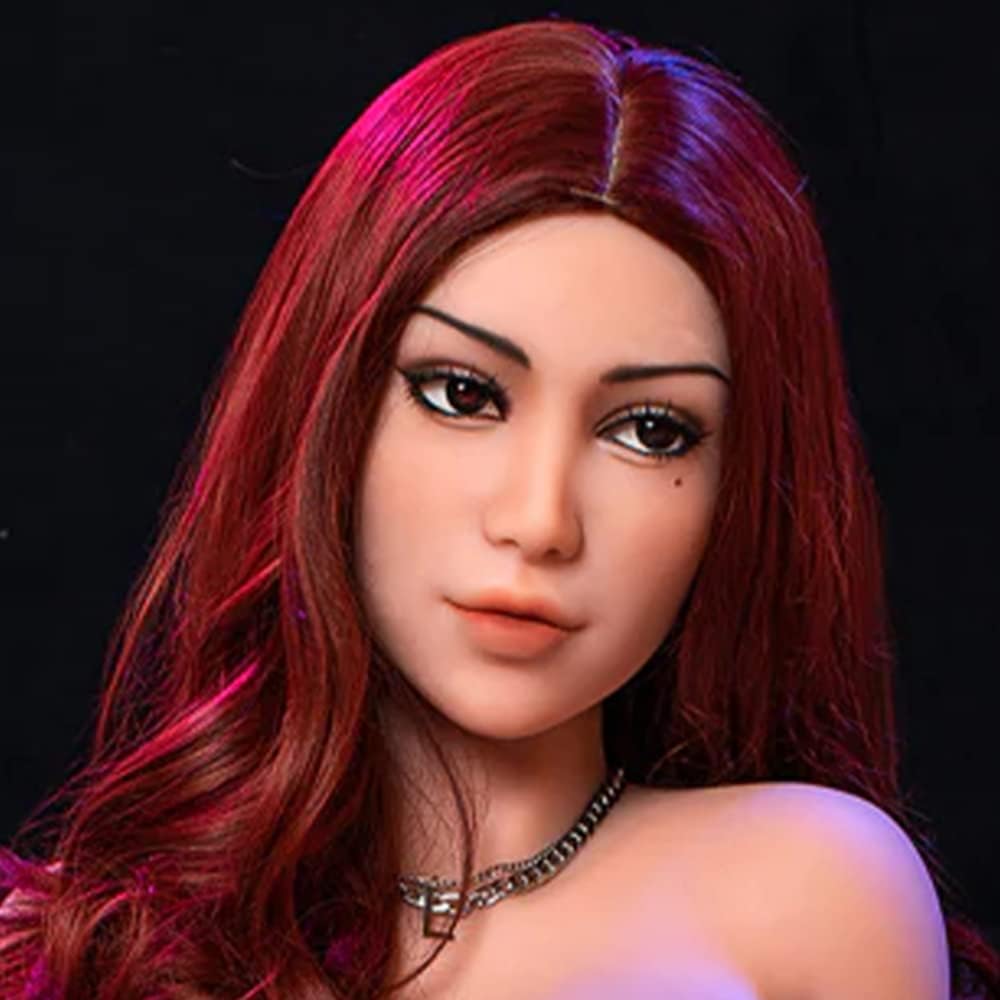 Amazon.com: Lifelike Beauty Female Face Sex Doll Head Realistic Life Size Sex Doll Head for Men ...