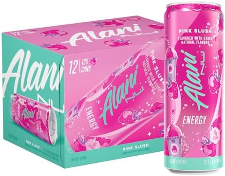 Amazon.com : Alani Nu PINK SLUSH Sugar Free Low Calorie Energy Drinks ...