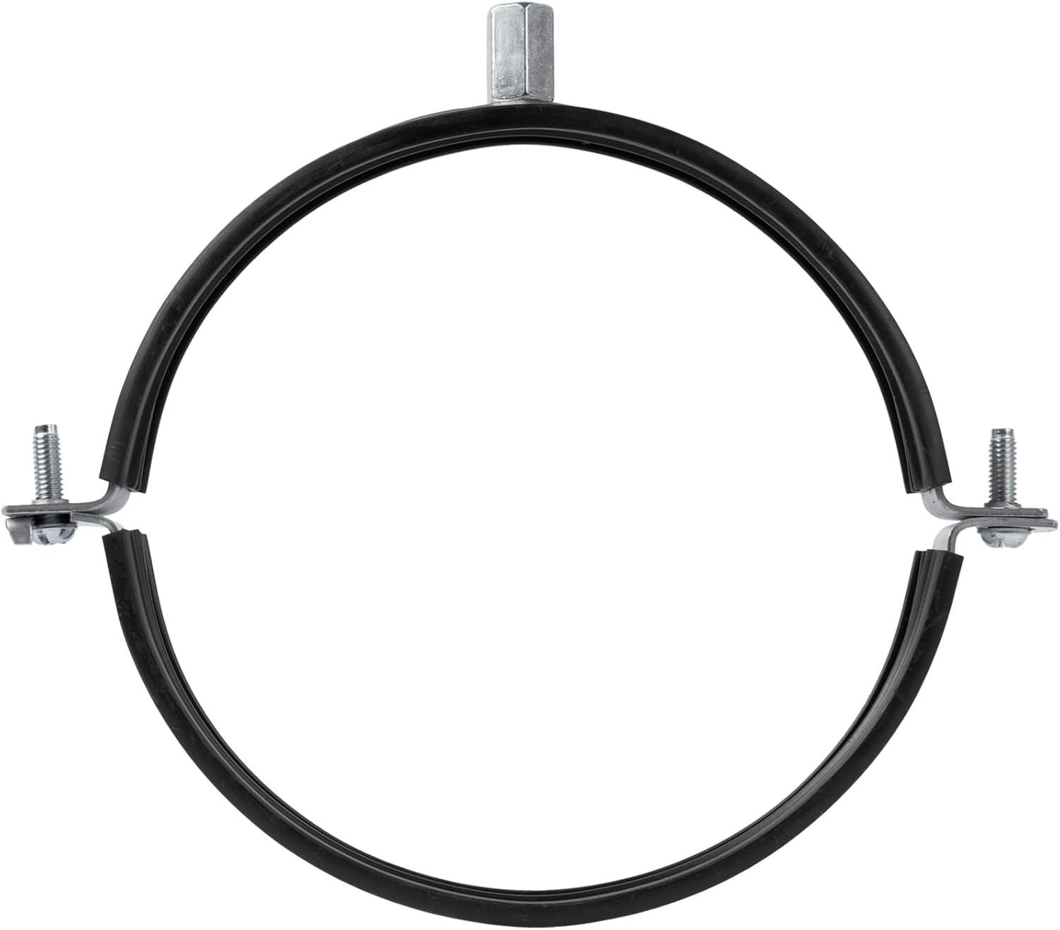 6" Inch Galvanized Pipe Hanger with Rubber - Conduit Mounting Clamp ...