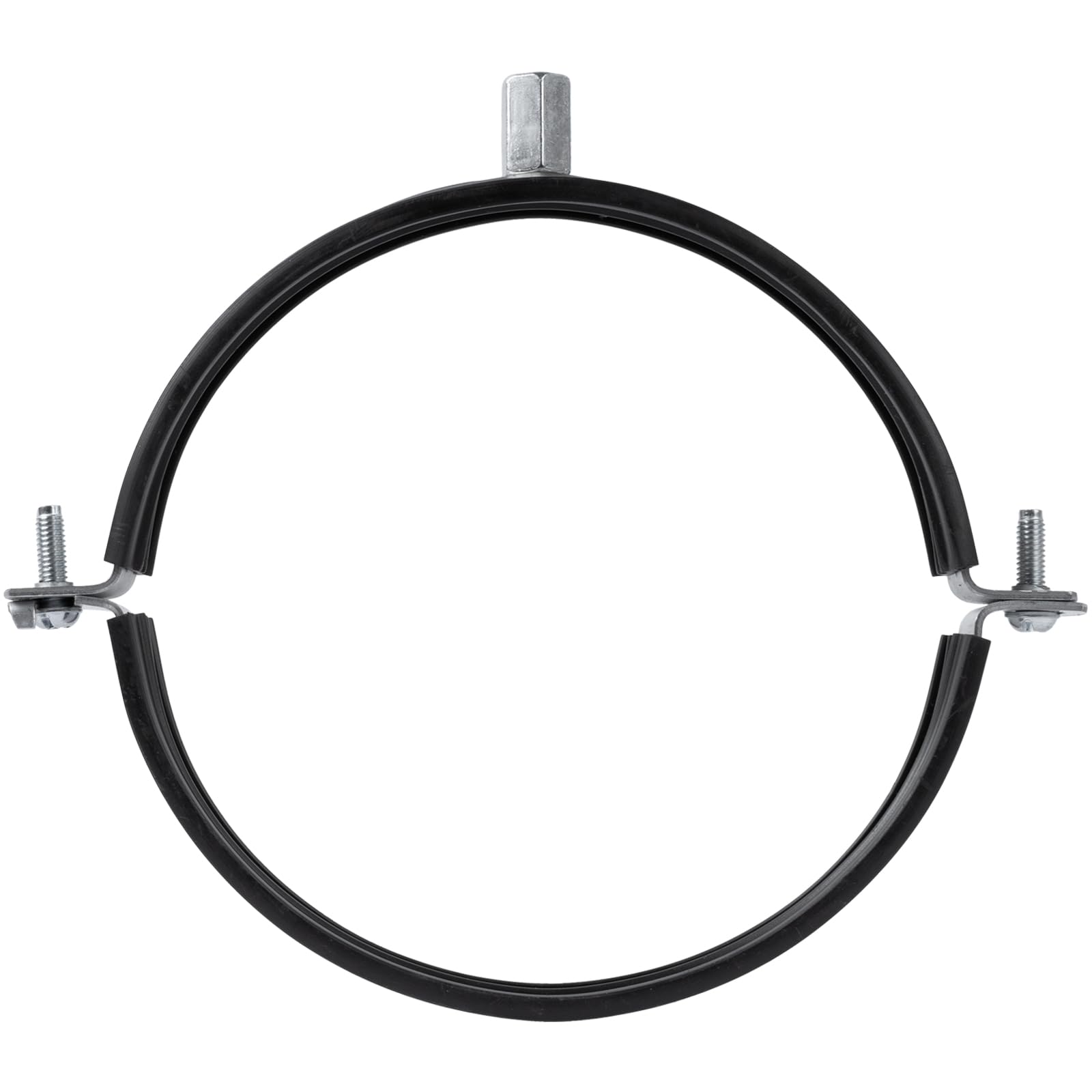 8" Inch Galvanized Pipe Hanger with Rubber - Conduit Mounting Clamp ...