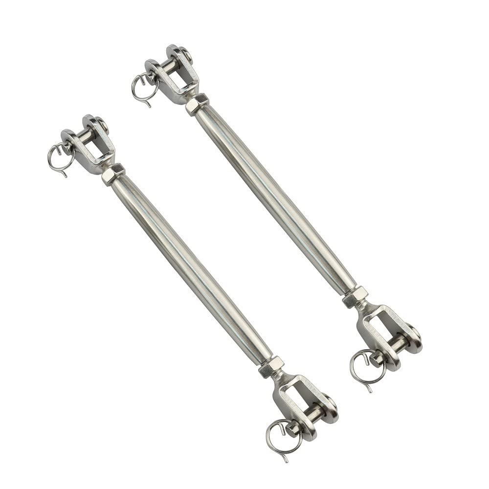 Snapklik.com : 2 Set- Turnbuckle Hook, M6 Jaw And Jaw Turnbuckle ...
