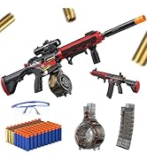Amazon.com: Toy Gun with Soft Bullets Shell Ejecting, Manual Foam ...