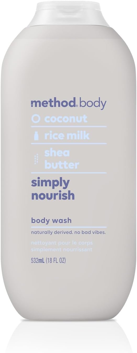 Method Simply Nourish Naturally Derived Biodegradable Body Wash