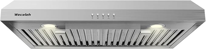 Amazon.com: Range Hood 30 Inch Under Cabinet Range Hood Stainless Steel ...