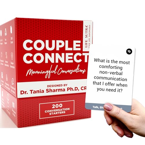 Life Sutra Couples Games for Adults - 200 Conversation Cards Crafted by Psychologist ...