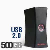 Amazon.com: Hitachi 500GB USB External Hard Drive : Electronics