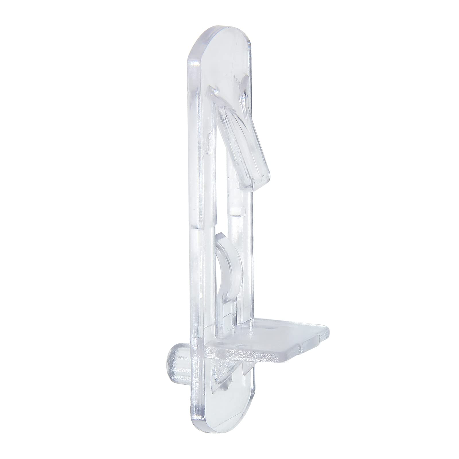 Snapklik.com : 20 Pcs Plastic Locking Shelf Pins 6mm, 3/4” Clear ...