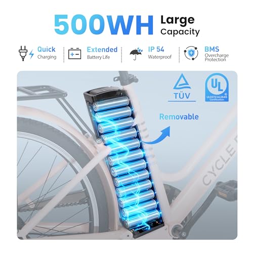 RegalRider Electric Bike for Adults, 1000W Peak 70Miles + 20MPH Step ...